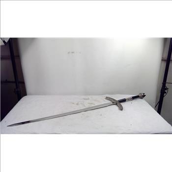 48" Sword With Black/Silver Handle | Property Room