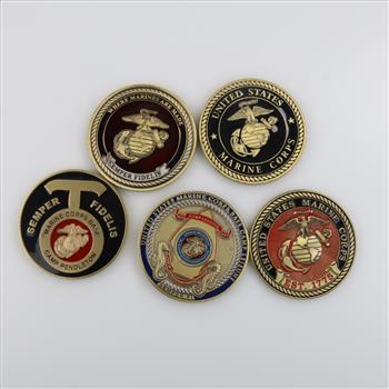 5 Military Tokens | Property Room