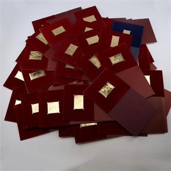 50+ Gold Replica Of The US First Day Of Issue Stamps | Property Room