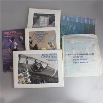 6 US And Foreign USPS Stamp Collecting Books | Property Room