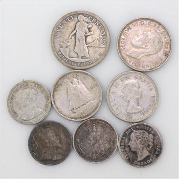 8 Silver Foreign Coins | Property Room