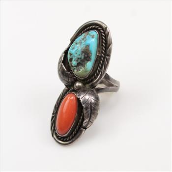 .800 Silver 10.8g Justin Morris Style Ring | Property Room