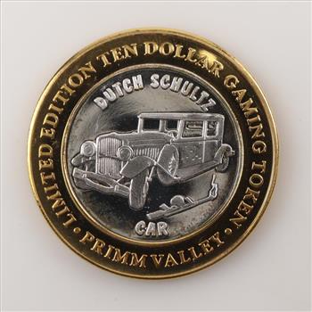 .999 Silver And Brass Primm Valley Gaming Token | Property Room