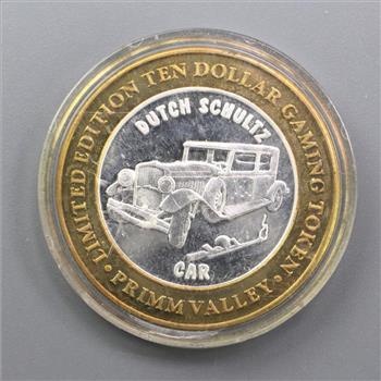 .999 Silver In Brass Primm Valley Gaming Token | Property Room