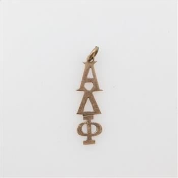 9kt Gold Greek Letters Pendant | Property Room