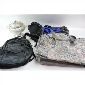 Adidas Duffle Bag, Unknown Brand Pot And More Bulk Lot, 4 Pieces ...