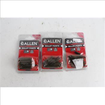 Allen Bullet Points Arrow Tips And More, 6 Pieces | Property Room