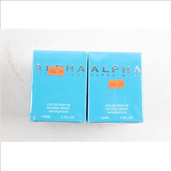 Alpha Alpha Blue, Womens, Eau De Parfum, 3.3 Fl. Oz., 2 Pieces ...