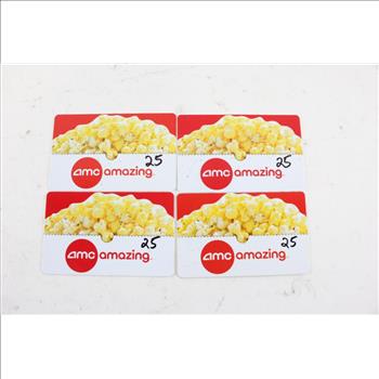 AMC Gift Cards, 4 Pieces | Property Room
