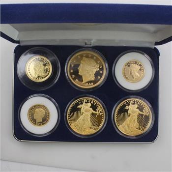 America's Rare Gold Clad Coin Tribute Proof Collection with COA ...