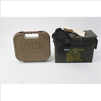 Ammo Box And Lock Gun Case, 2 Pieces | Property Room