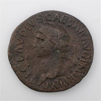 Ancient Roman Copper Coin 10.1g | Property Room