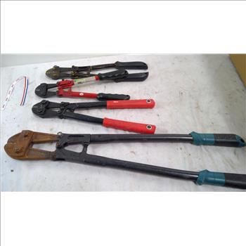 Anvil 24" Bolt Cutters, Pittsburgh 12" Bolt Cutters, And More, 4 ...