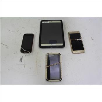 Apple Ipad & Assorted Phones; 5 Pieces | Property Room