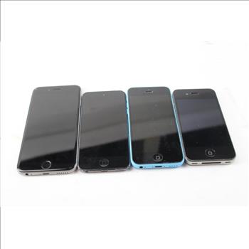 Apple IPhone & IPod Lot, 4 Pieces Sold For Parts | Property Room