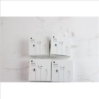 Apple Lightning Earpods, 4 Pieces | Property Room