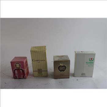Assorted Fragrance Sprays, 4 Pieces | Property Room