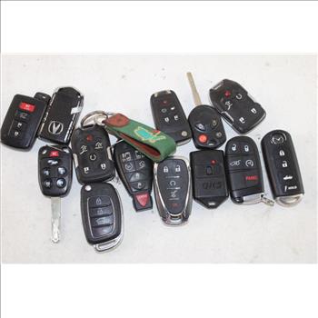 Assorted Key Fobs, 10+ Pieces | Property Room