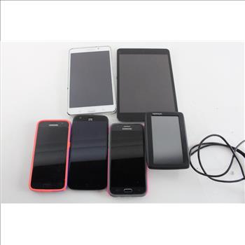 Assorted Tablets, TomTom GPS & Smartphones, 6 Pieces | Property Room