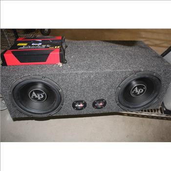 Audiopipe Car Speaker With Maxxsonics Car Amp | Property Room