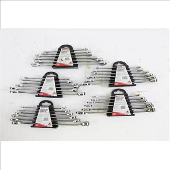 AutoCraft Extra Long Combination Wrench Sets, 5 Pieces | Property Room