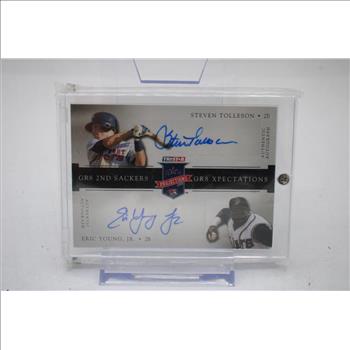 Autographed Baseball Trading Card Lot - 2 Cards | Property Room