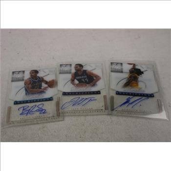 Autographed Basketball Trading Card Lot - 5 Cards | Property Room