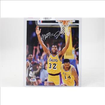 Autographed Magic Johnson 8x10 Photo PSA Authenticated | Property Room