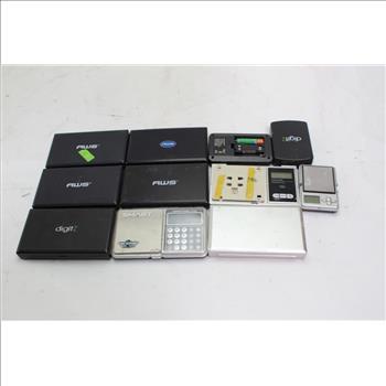 AWS, DigitZ And More Digital Pocket Scales, 11 Pieces | Property Room