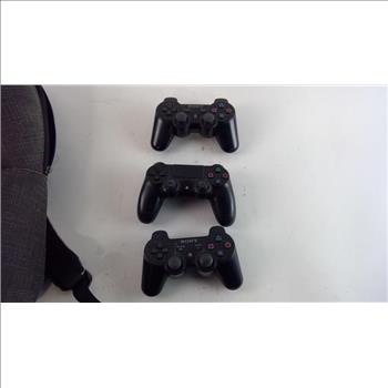 Backpack With Playstation 3 And 4 Controllers, 4 Pieces | Property Room
