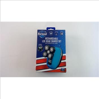 Barbasol Rechargeable LED Head Shaver Set | Property Room