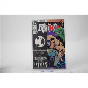 Batman Comic Book Autographed By Kelley Jones | Property Room