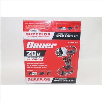 Bauer 1/4" Impact Driver Kit | Property Room
