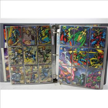 Binder With Comic Book Trading Cards - 350+ Cards | Property Room
