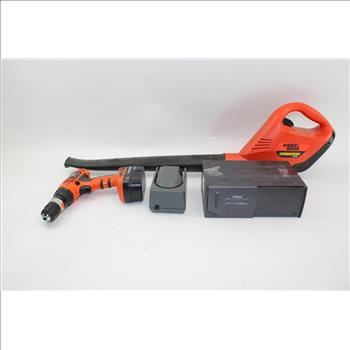 Black & Decker Drill, Black & Decker Blower, Cd Player, MagTek Mini ...