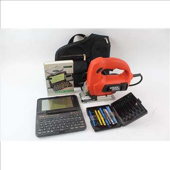 Black & Decker Jigsaw, Sharp Wizard Electronic Organizer And More ...