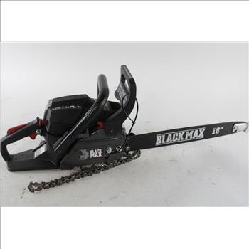 Black Max 18" Gas Chainsaw | Property Room