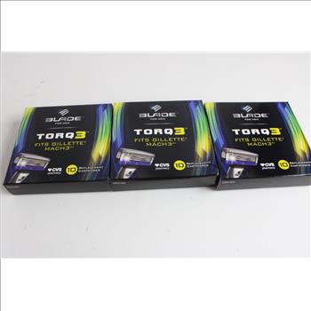 Blade For Mens Torq3 10-pack Replacement Cartridges, 3 Pieces ...
