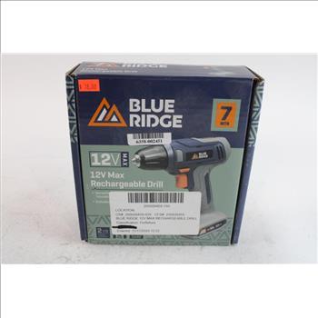Blue Ridge Rechargable Drill | Property Room