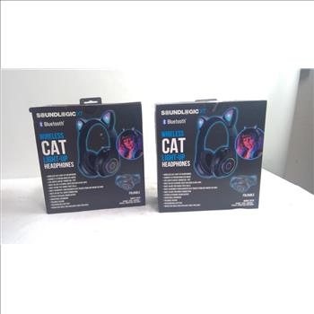 Bluetooth Cat Light-up Headphones, 2 Pieces | Property Room