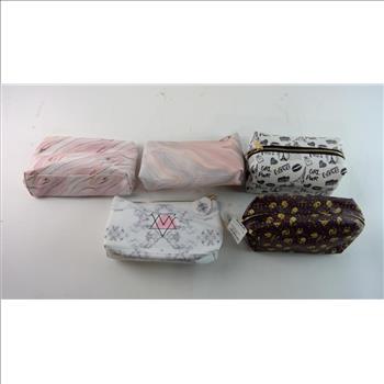 Blush Crush And Imo Makeup Bags, 5 Pieces | Property Room