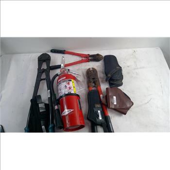 Bolt Cutters, Fire Extinguisher, And More, 10+ Pieces | Property Room