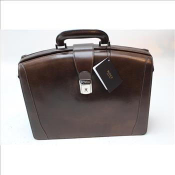 Bosca Limited Edition Leather Briefcase | Property Room