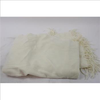 Brooks Brothers Cashmere Women's Ruana, One Size, White | Property Room