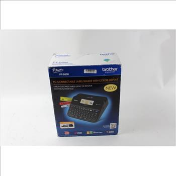 Brother PT-D600 Pc Connectable Label Maker With Color Display | Property Room