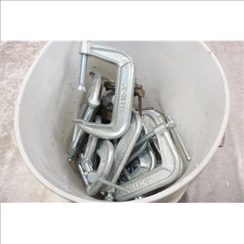 Bucket Of 3" C Clamps | Property Room