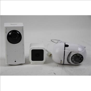 Bulk Lot Cameras, Roku Indoor 360, Wyze V3, Toptech, Monster Bluetooth ...