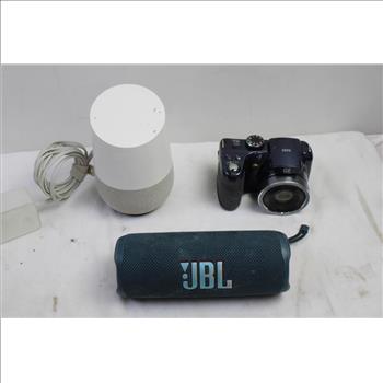 Bulk Lot, Wyze, JBL, Google, Lenovo, Cameras, Speakers, Adapters And ...