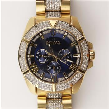 Bulova Octava Crystal Chronograph Watch | Property Room
