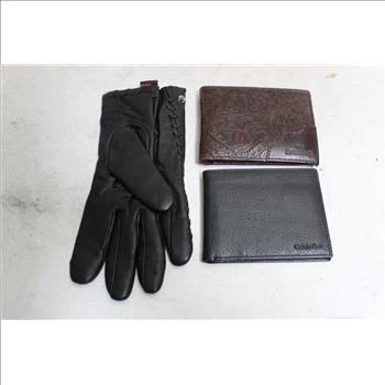 Calvin Klein, King Ranch Wallets And Glove Unknown Brand 3 Pieces ...